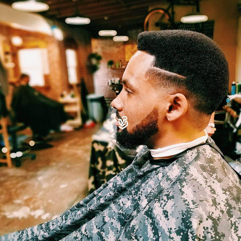 Short Afro + Shaved Line - Afrothentik | Uplifting Black Culture